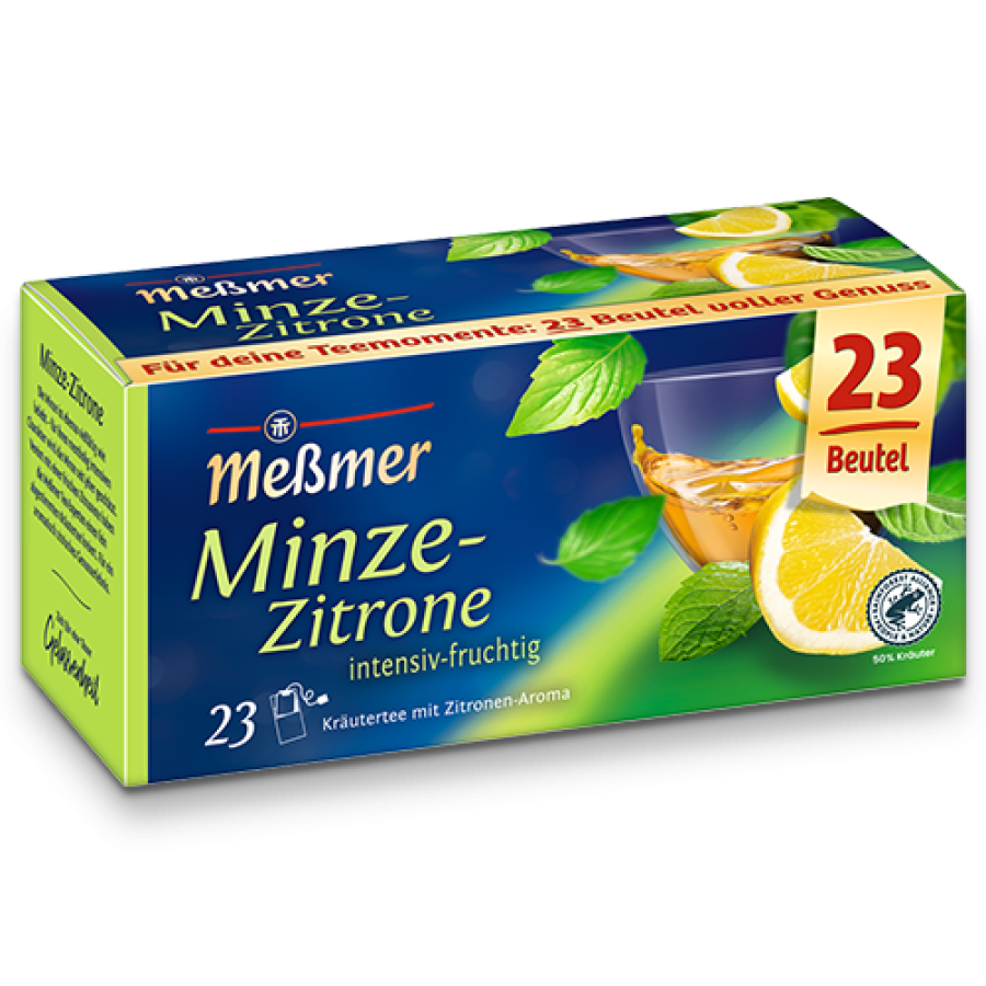 Ceai de Menta cu Lamaie Messmer Classic 23 plicuri