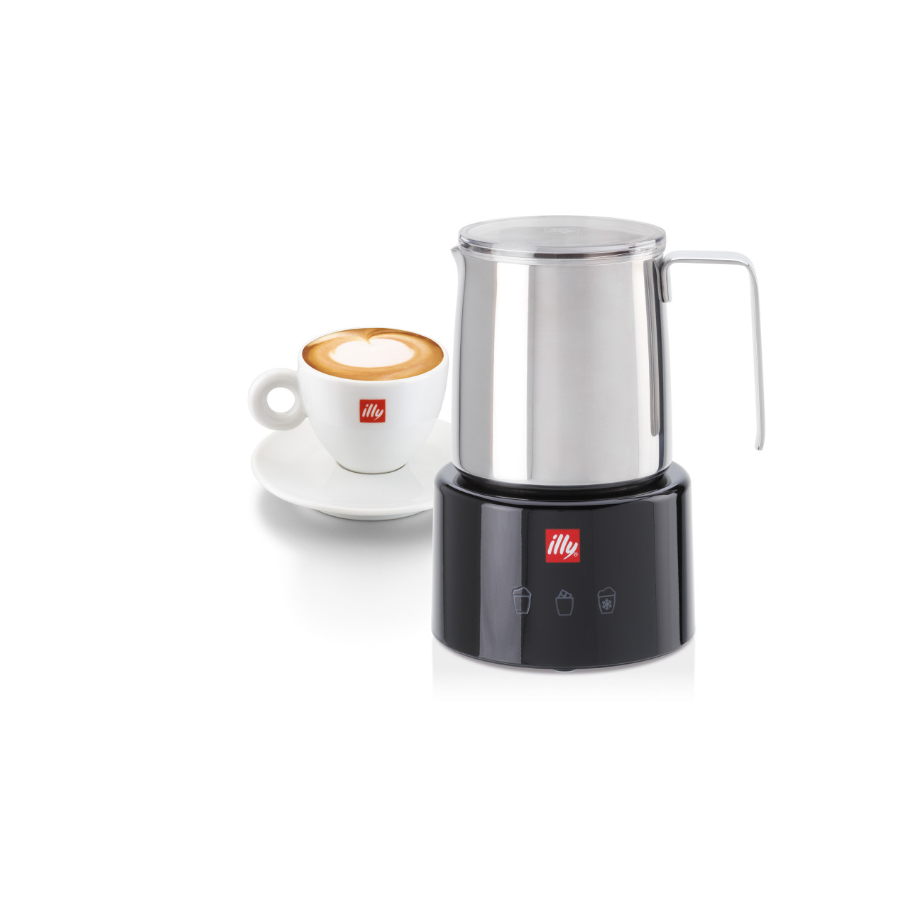 Cana Spuma Lapte Illy Neagra